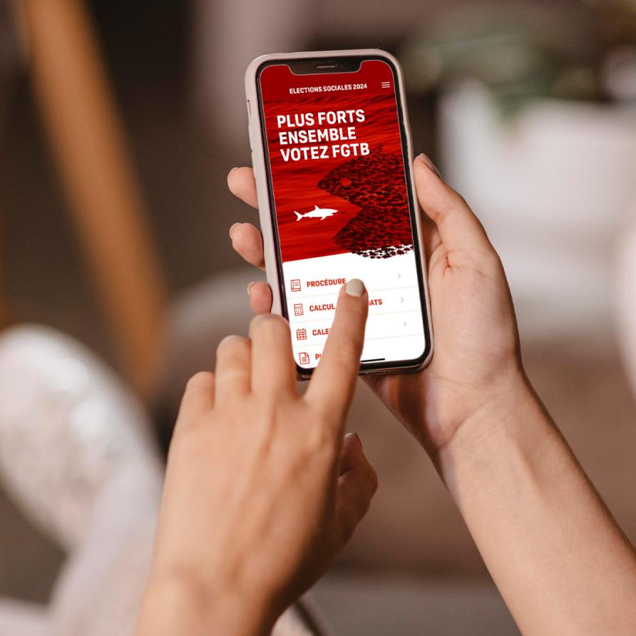 FGTB-ABVV || Téléchargez l'application FGTB élections sociales